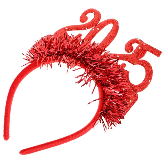 NEW YEAR HEADBANDS 2025 Christmas Headband Sequin 2025 Hair Band ...