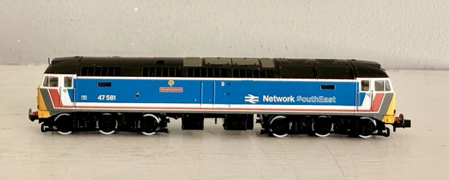 GRAHAM FARISH N Gauge Class 47 47581 Network Southeast Livery *Unboxed ...