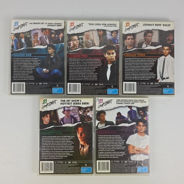 21 JUMP STREET - Complete Series Seasons 1-5 (1 2 3 4 5, DVD, Region 4 ...