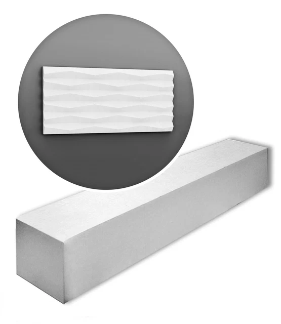 ORAC DECOR W112-BOX MODERN 3D Wandpaneel 1 Karton SET mit 7 Zierelement ...