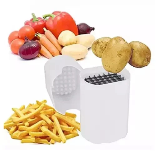 EASY CHIP CUTTER Potato Chipper Vegetable Chopper For Perfect French ...