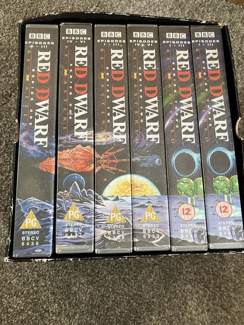 RED DWARF REMASTERED Series 1-3 VHS Box Set £2.00 - PicClick UK