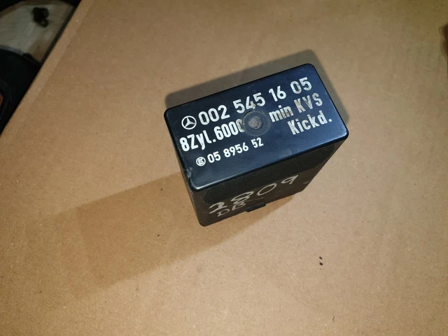 0025451605 MERCEDES-BENZ FUEL Pump Relay R107 Sl 1985 Onwards Genuine £ ...