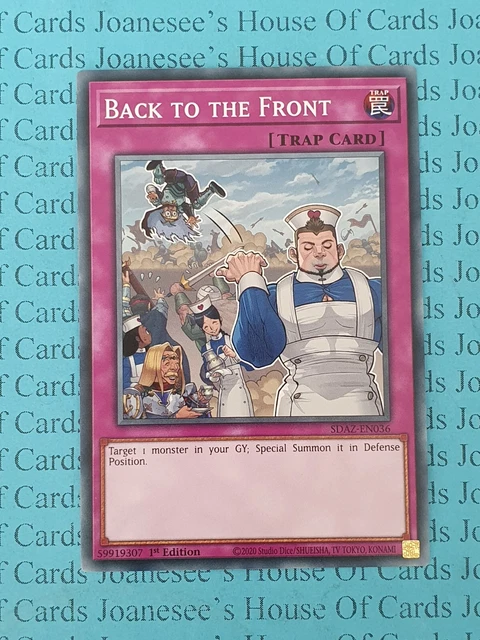 BACK TO THE Front SDAZ-EN036 Yu-Gi-Oh Card 1st Edition New $3.52 ...