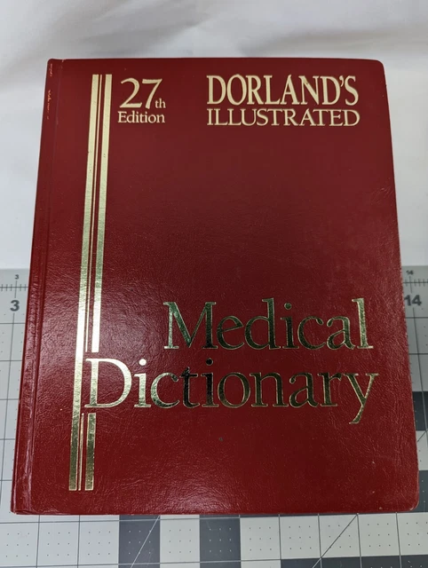 DORLANDS ILLUSTRATED MEDICAL Dictionary 27th Edition 1988 $16.12 - PicClick