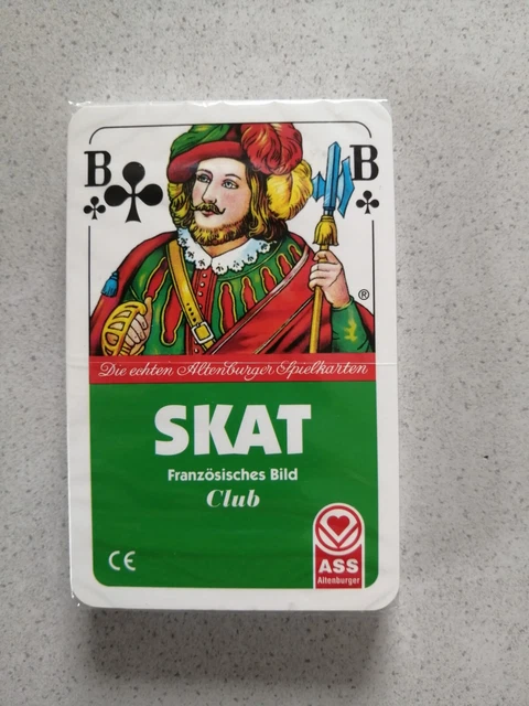 ASS ALTENBURGER SKAT Karten Spielkarten 32 Blatt französisches Bild EUR ...