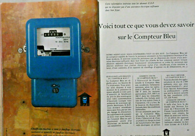 PUBLICITÉ 1964 EDF Voici Tout Ce Que Vous Devez Savoir Sur Le Compteur ...