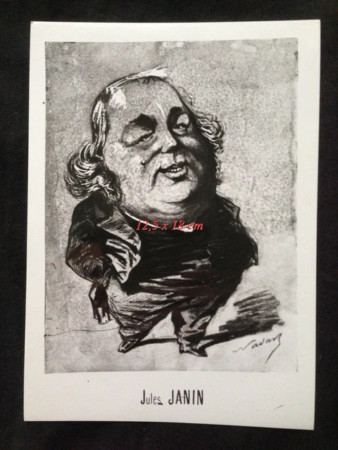 FILM PHOTO & Cartoon by Nadar Jules Janin Critical Writer £15.78 ...