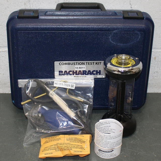 BACHARACH FYRITE GAS Analyzer Test Kit 10-5011, Oxygen, 0% - 21% O2 ...
