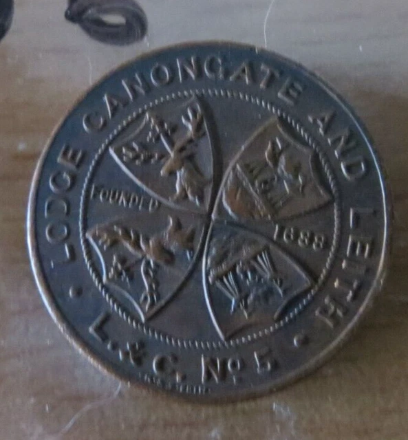 MASONIC MARK PENNY Token - Lodge Canongate & Leith No 5 (16) £4.20 ...