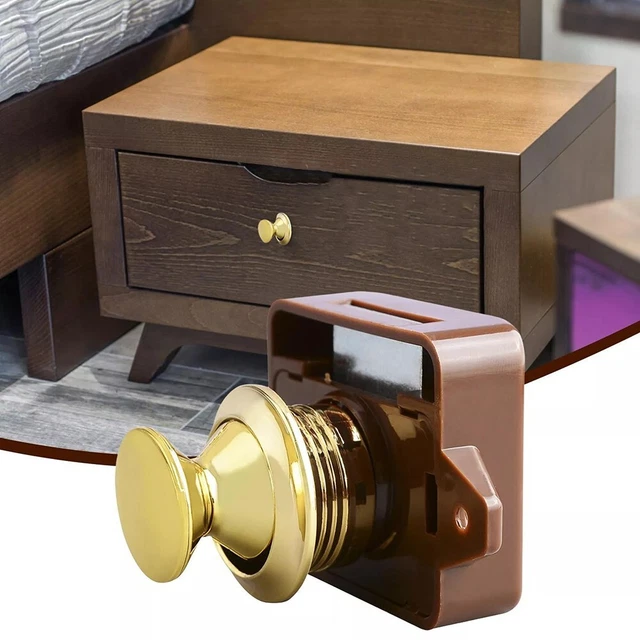 GARDEZ VOS MEUBLES s curis s bouton-poussoir tiroir verrou pour caravane de ca EUR 10,70 ...