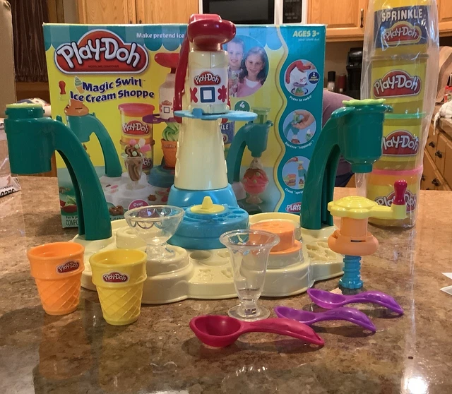 EXC 2007 VINTAGE Play-Doh Magic Swirl Ice Cream Shoppe £15.12 - PicClick UK