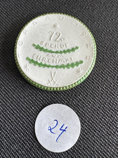 MEISSEN MÜNZE , Medaille Böttger Porzellan , Spende zum Ehrenmal EUR 26 ...
