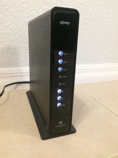 XFINITY XB3 WIFI Dual Band Modem Router ARRIS TG1682G Wireless Gateway ...