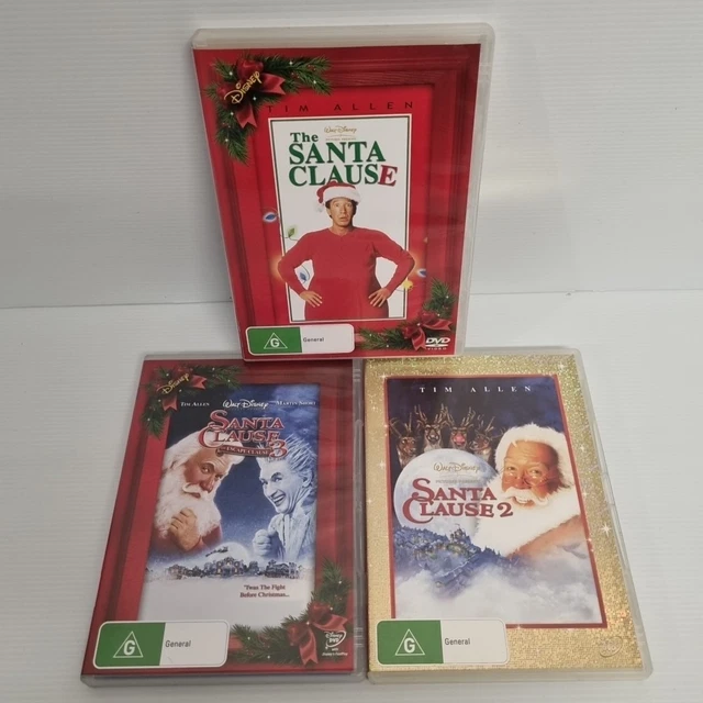 THE SANTA CLAUSE, Santa Clause 2 & Santa Clause 3 DVD Bundle Region 4 ...