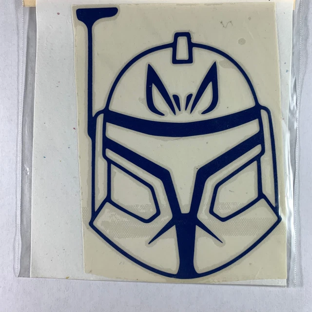 CAPTAIN REX VINYL Sticker Decal Clone Trooper Large Blue Logo Star Wars ...