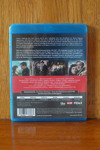 IRRTUM IM JENSEITS Blu-ray Powell & Pressburger A Matter of Life and ...