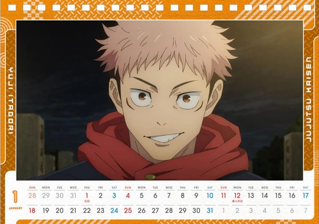 ENSKY TABLETOP JUJUTSU Kaisen 2026 Calendar 15X21cm Japan £30.83 ...