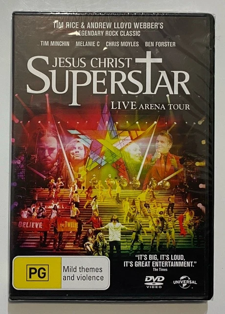 JESUS CHRIST SUPERSTAR Live Arena Tour DVD Musical Rock Opera Drama ...