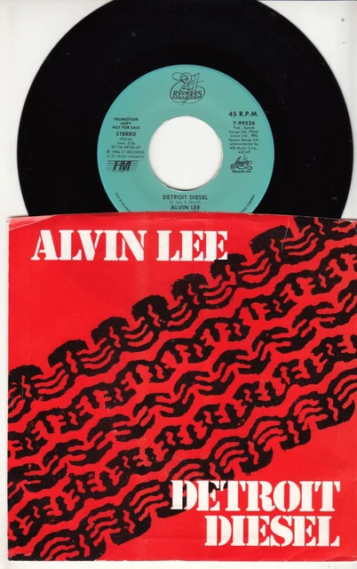 ALVIN LEE (TEN Years After) - Detroit Diesel - Promo 45 Wps- Great ...