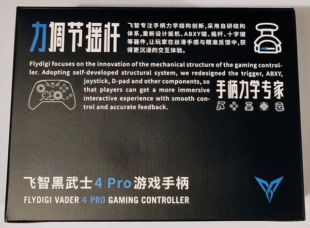 FLYDIGI VADER 4 Pro controller - hall effect, back buttons, Switch PC ...