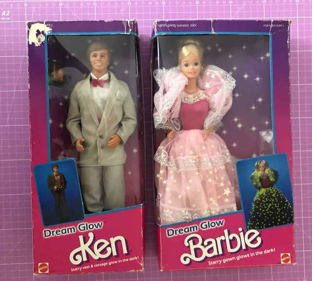 BARBIE ET KEN 1985, Dream Glow Fabriqué en Taiwan EUR 750,00 - PicClick FR