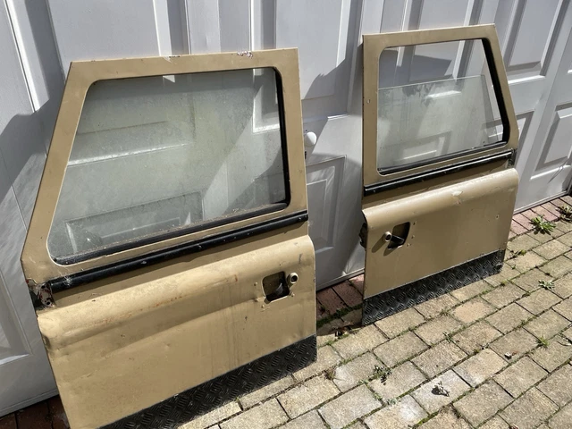 LAND ROVER SERIES/EARLY Defender Doors Pair of Front Doors £199.34 ...