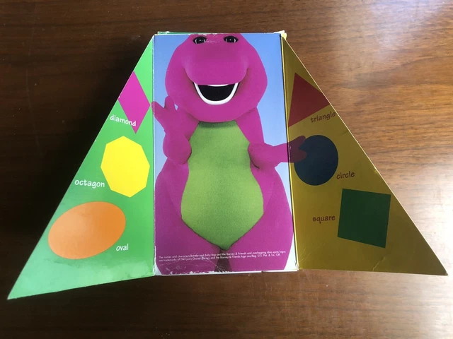 BARNEY - COLORS And Shapes l (VHS, 1997) Vintage Childrens TV Show $14. ...