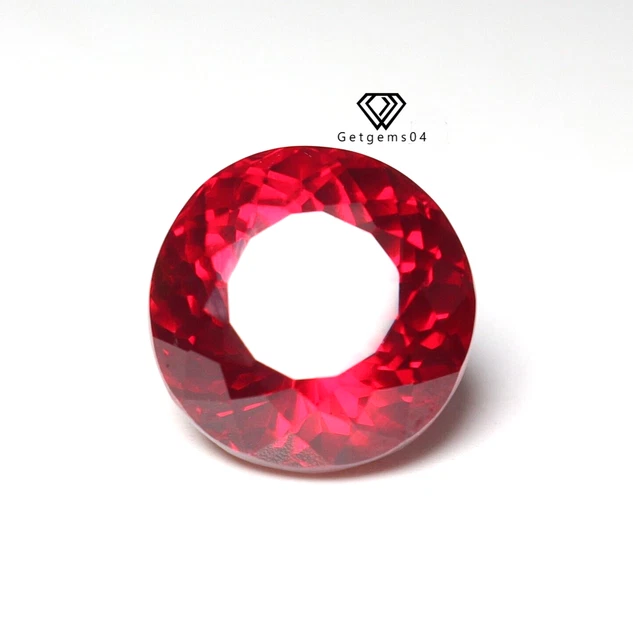 21.20 CT NATUREL Birman Rubis Rouge sans Défaut Coupe Ronde Libre ...