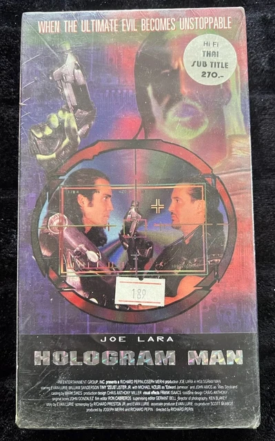 HOLOGRAM MAN 1995 Thai VHS Rare Cover Horror Sci-Fi PAL FORMAT Thailand ...