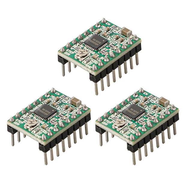 A4988 STEPPER MOTEUR Module Pack de 3 avec dissipateur thermique pour ...