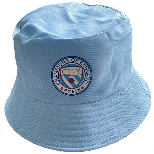 MANCHESTER CITY HATS Bucket Sun Hat Champions Again Hats Fans Gifts £11 ...