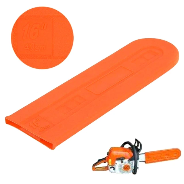 SAW CHAINSAW BAR Cover Protect For Stihl Husqvarna Chain Orange Guard ...