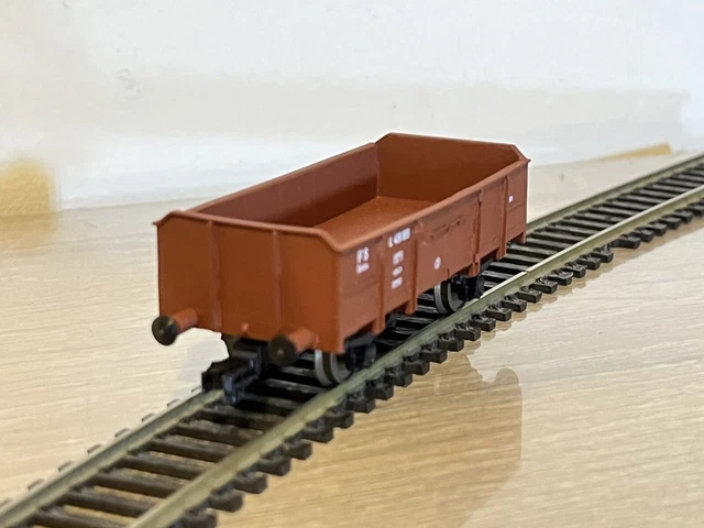 LASER CM HO Gauge FS Italia steel sided open wagon, timber deck L491 ...