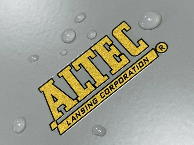 ALTEC ALTEC LANSING LOGO Typ-C WASSERAUFKLEBER LOGO ETIKETT - Neue Reproduktion EUR 16,68 ...