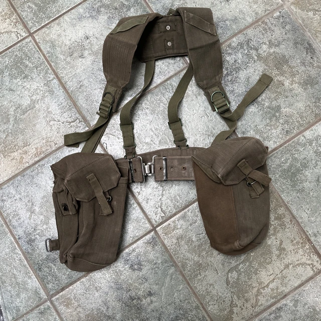 BRITISH ARMY VINTAGE Cold War 58 Pattern Webbing Set £19.99 - PicClick UK