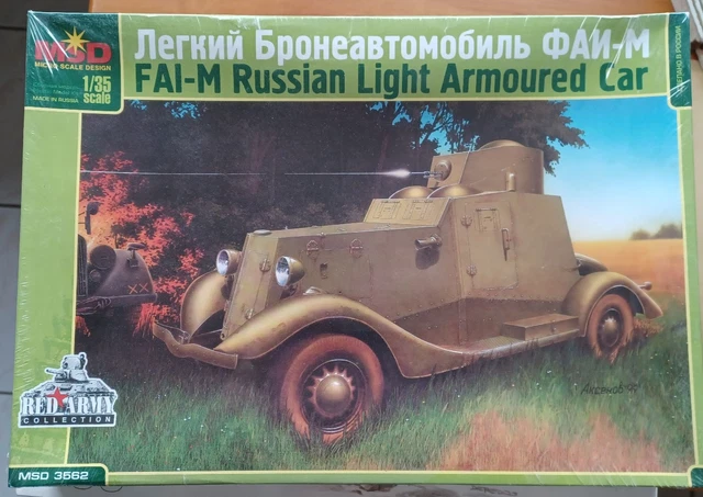 1:35 FAI-M RUSSIAN Light Armoured Car MSD 3562 extrem selten EUR 29,90 ...