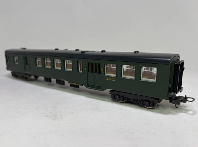 LIMA SNCB BELGIAN M2 Type 2nd class/Baggage Coach HO Scale BOXED 2 £8. ...