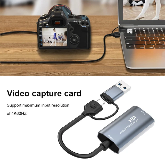VIDEO GRABBER HD 1080P Grabber Registratore 4K Scheda di acquisizione ...