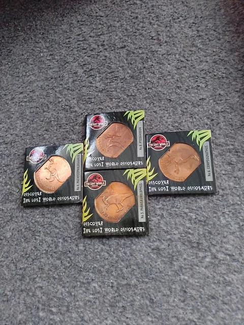 JURASSIC PARK THE Lost World Collectors Coins Tetley Tea joblot £0.99 ...