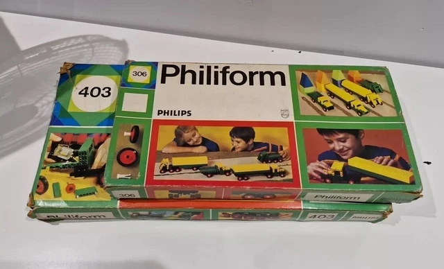 2 X PHILIPS Philiform 403 & 306 Construction Box Vintage Building ...
