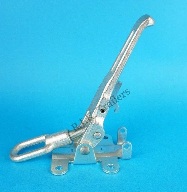 HEAVY DUTY OVER Centre Body Clamp Safety Catch & Weld-on HOOK for Ifor ...
