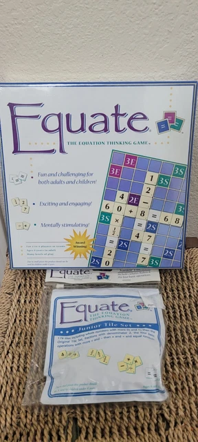 EQUATE THE EQUATION Thinking Math Board Game Educational Fun - NEW $24. ...