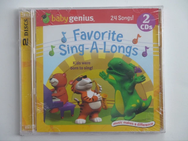 BABY GENIUS - Favorite ABCs & Counting Songs. 2-disc CD New Factory ...