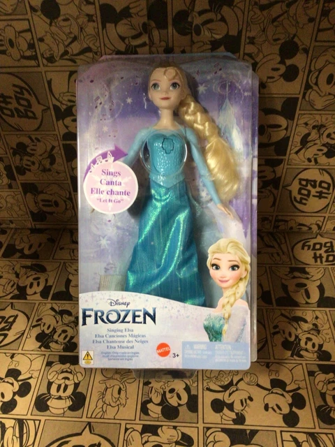MATTEL DISNEY FROZEN Singing Elsa Doll, Frozen Elsa in Signature ...