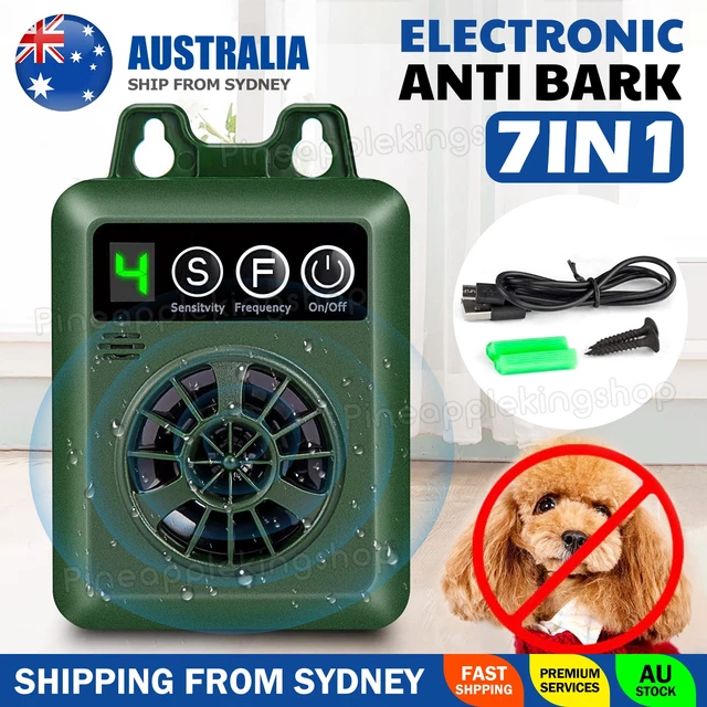 OUTDOOR ANTI BARK Device Ultrasonic Dog Barking Control Stop Repeller ...