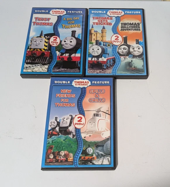 THOMAS & FRIENDS Double Feature DVD Lot of 3 Maple Pictures Universal ...