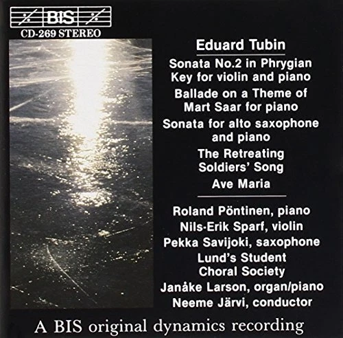 TUBIN EDUARD CHAMBER Music (Jarvi, Lunds Studentsangare, Larson) (CD ...