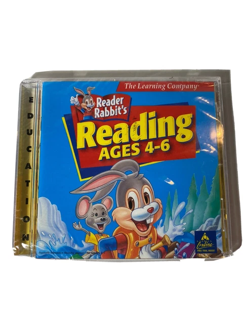 VIDEO GAME PC Reader Rabbits Reading Ages 4 - 6 NEW SEALED Jewel $12.99 ...