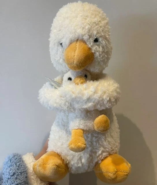 JELLYCAT HUDDLES DUCK Plush Toy with New Label and Dust Cover Genuine ...